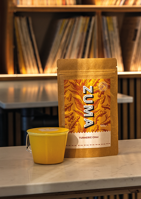 Zuma - Turmeric Chai Tea 100g - Herbal Blend - Vegan – Coffee King