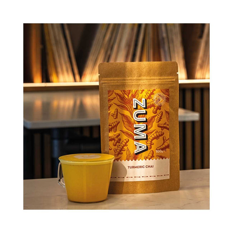 Zuma - Turmeric Chai Tea 100g - Herbal Blend - Vegan – Coffee King