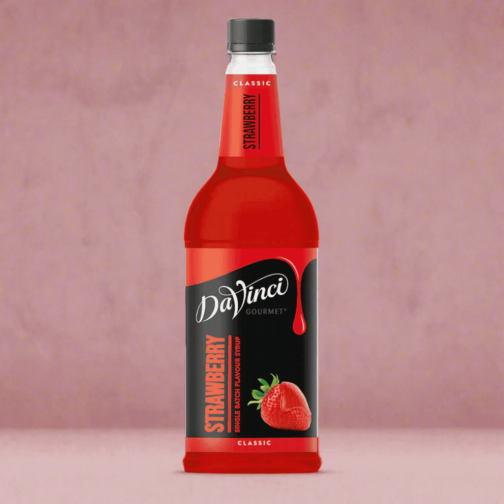 DaVinci's Gourmet Classic Strawberry Syrup (1L) - Coffee King – Coffee ...